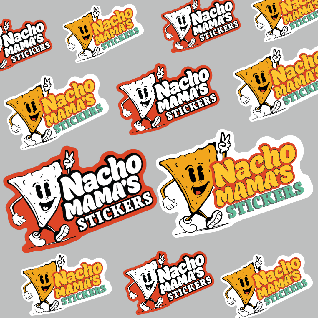 Custom Die-Cut Stickers (Any Shape) – Nacho Mama's Stickers